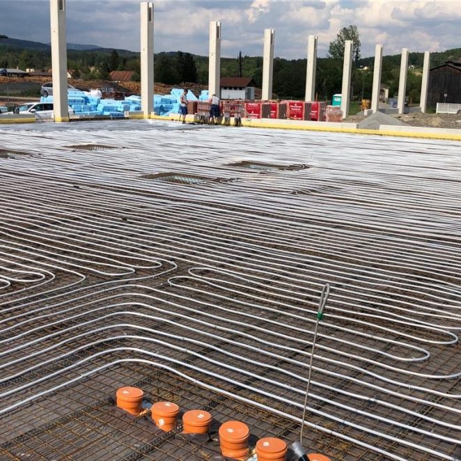 Efficient Heating for a Sales Hall | Pipelife